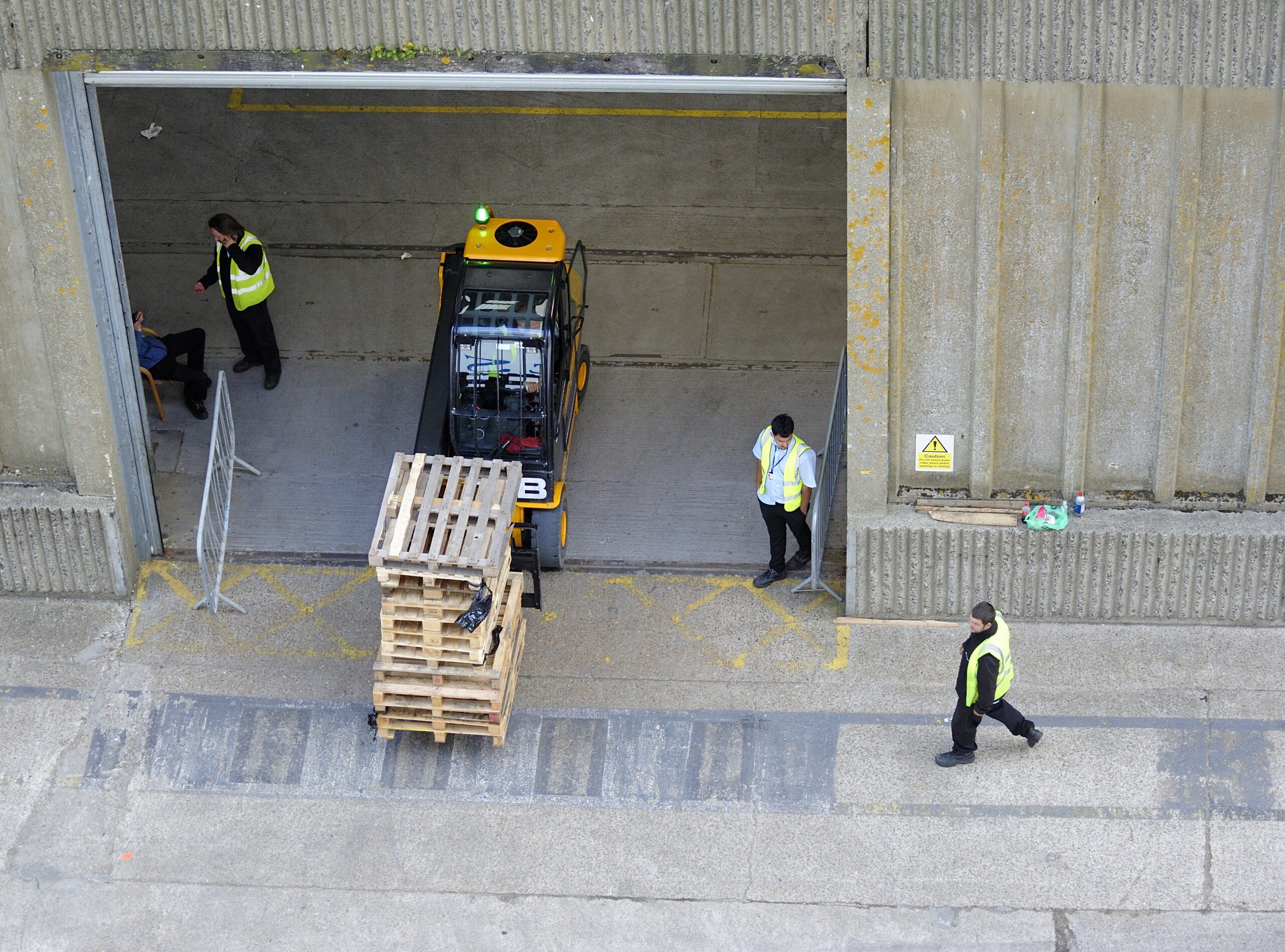 Workers on Foot Near Traffic and Mobile Plant - Admire Workplace Safety